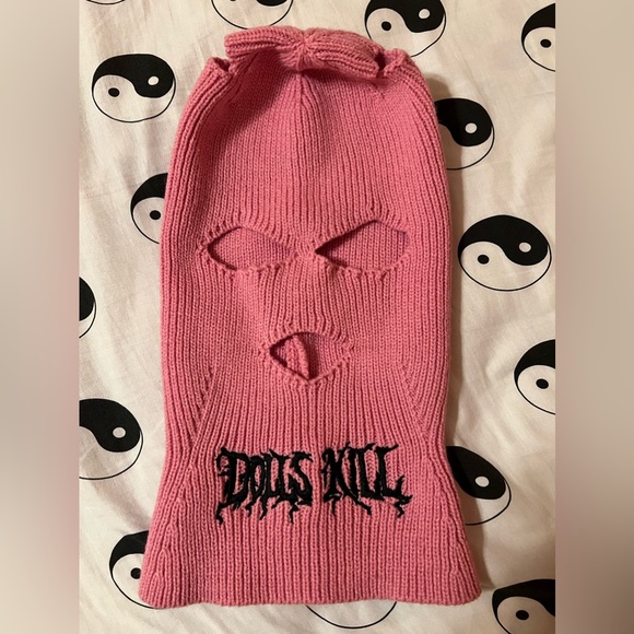 Accessories | Dollskill Embroidered Logo Ski Mask Limited Edition ...